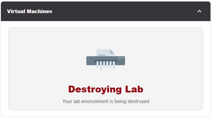 How do I allocate and destroy lab resources? – UMGC Lab Support