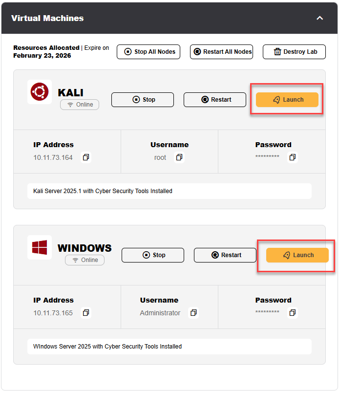 MARS Virtual Machine Connection Guide – UMGC Lab Support